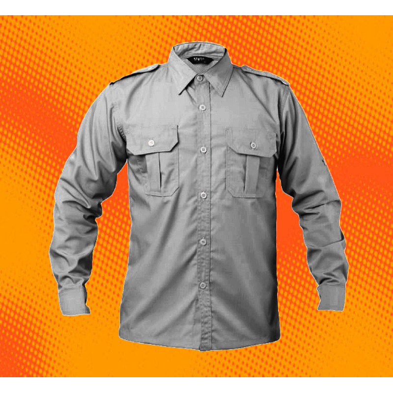 Jual KEMEJA PDL/PDH POLOS SERAGAM PRIA WANITA LENGAN PANJANG | Shopee ...