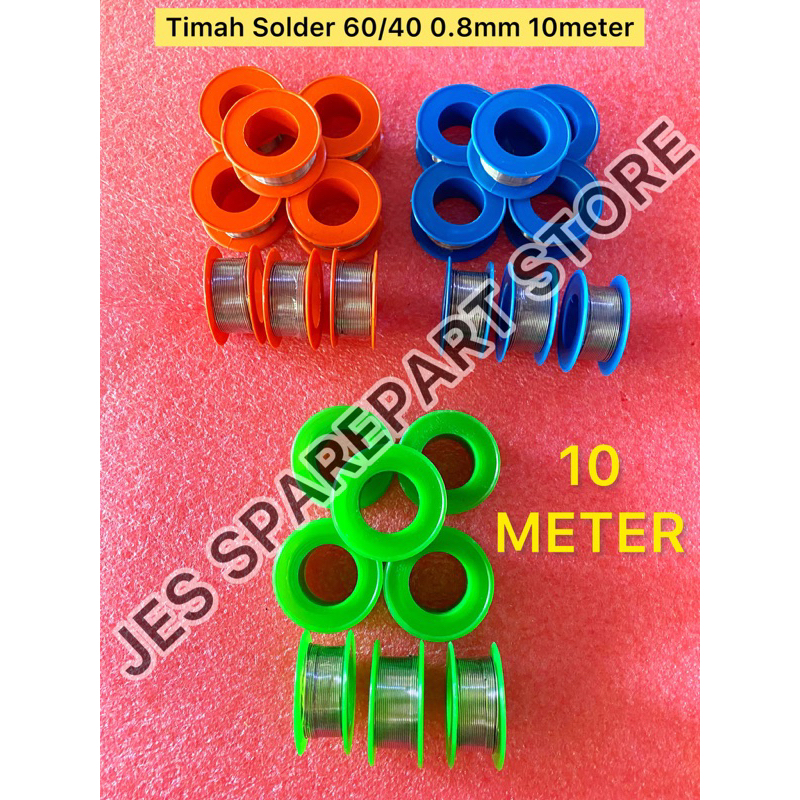 Jual TIMAH SOLDER 10 METER 60/40 0.8MM | Shopee Indonesia