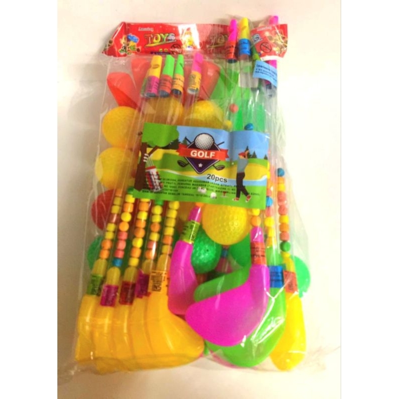 Jual Permen Cemilan Snack Stik Stick Golf Bola Mainan Anak Murah (isi ...