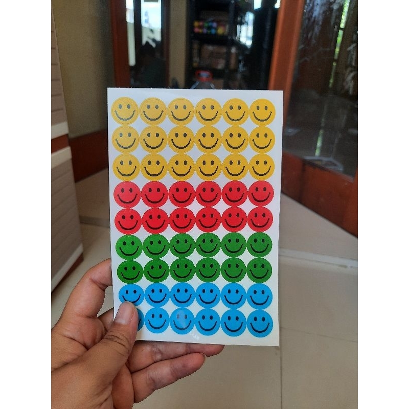 Jual STIKER REWARDS SMILE / STIKER SMILEY / STICKER SMILEY / STIKER ...