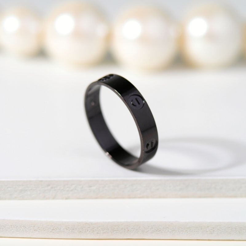 Jual Cincin Emas Blackgold CRT Pipih - Toko Emas Gadjah | Shopee Indonesia