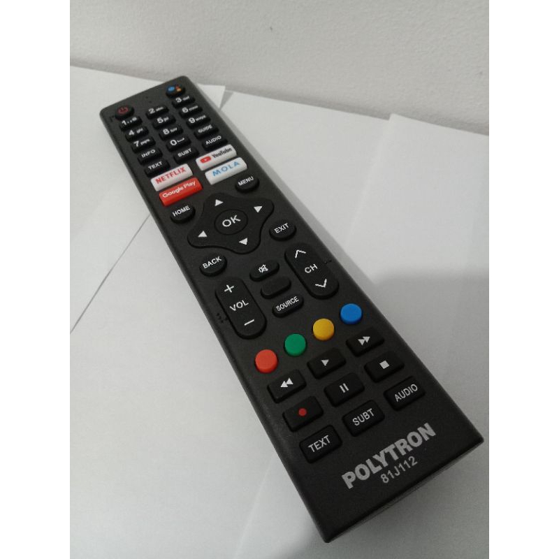 Jual REMOT TV POLYTRON LCD/LED ANDROID SMART TV 81J112, 81j194 | Shopee Indonesia