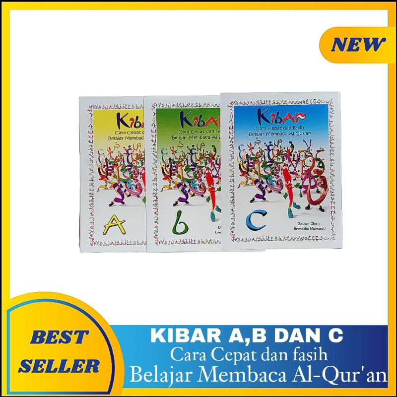 Jual BUKU KIBAR A,B,C Cara Cepat Dan Fasih Belajar Membaca Al-Qur'an | Shopee Indonesia