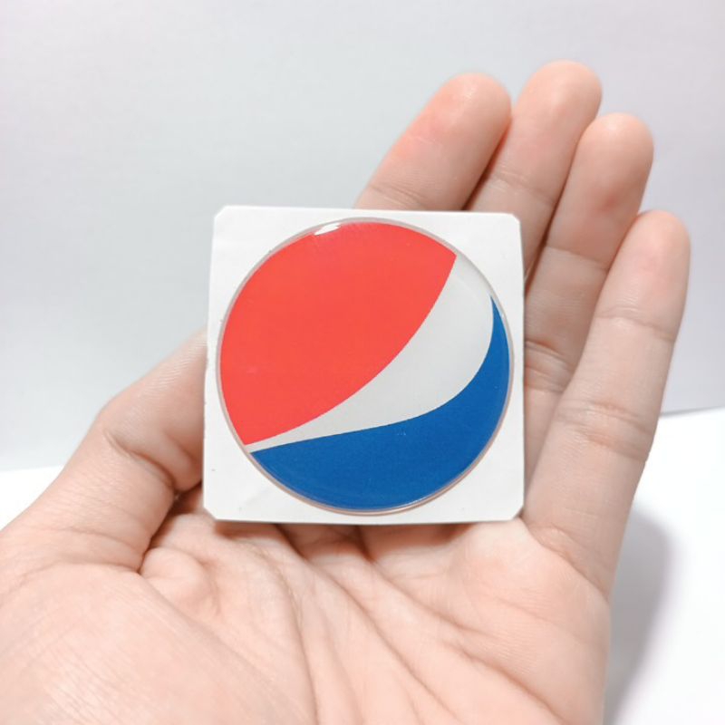 Jual PEPSI Emblem sticker timbul resin lentur | Shopee Indonesia