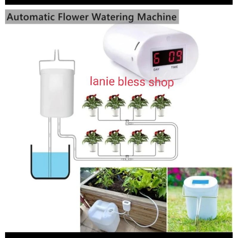 Jual pompa irigasi timer alat penyiram tanaman bunga otomatis tanaman ...