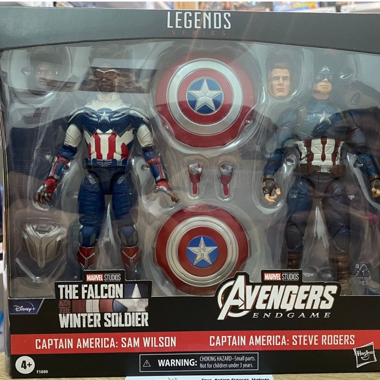 Jual HASBRO MARVEL LEGENDS AVENGERS CAPTAIN AMERICA STEVE ROGERS SAM ...