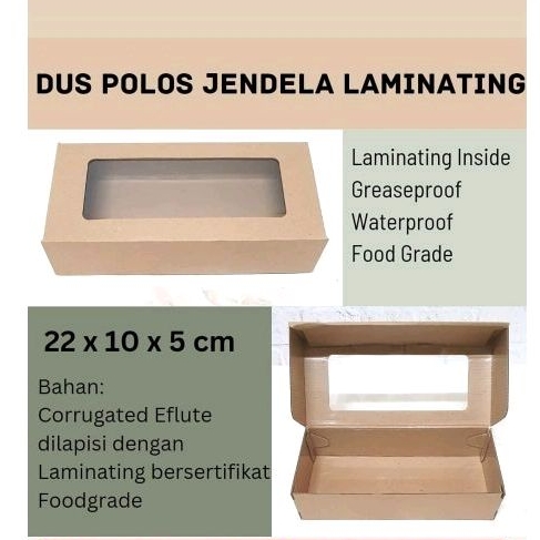 Jual Dus Polos Jendela Laminating 22x10x5 | Shopee Indonesia