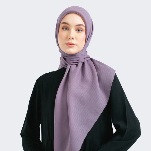 Jual Hanna Kerudung Segi Empat Hijab Square Polycotton Voal Laser Cut Polos Poline 381222 ...