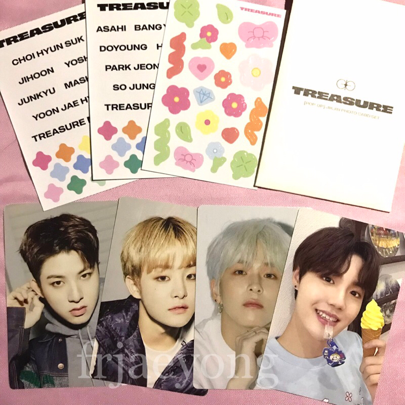 Jual photocard treasure pop up jikjin doyoung asahi jihoon junghwan pc ...