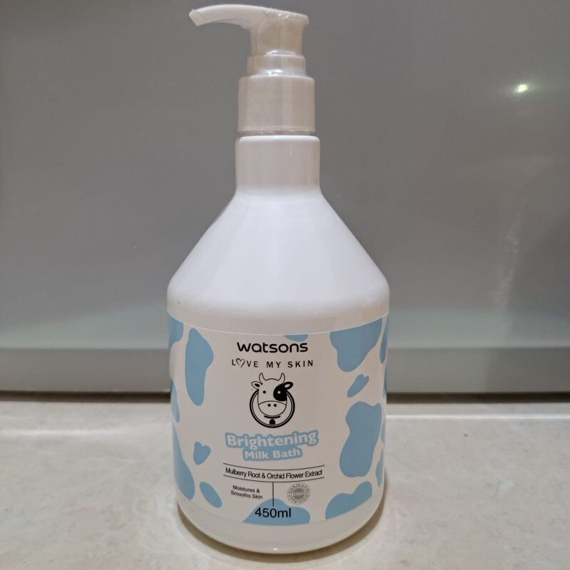 Jual Watsons Milk Bath ENRICHING thai milk tea bath dan BRIGHTENING isi 450ml/ Sabun Cair Susu ...