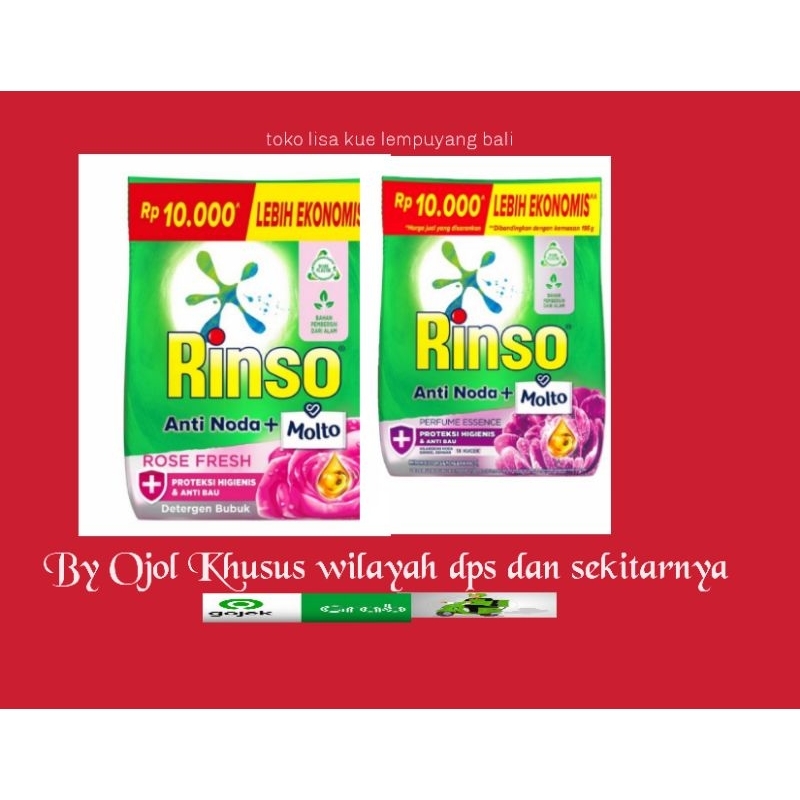 Jual Rinso Detergen Powder +Molto Aneka Varian 400g | Shopee Indonesia