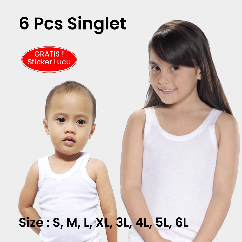 Jual Kaos Dalam Anak Singlet (Isi 6 Pcs) | Shopee Indonesia Jual Kaos Dalam Anak Singlet (Isi 6 Pcs) | Shopee Indonesia