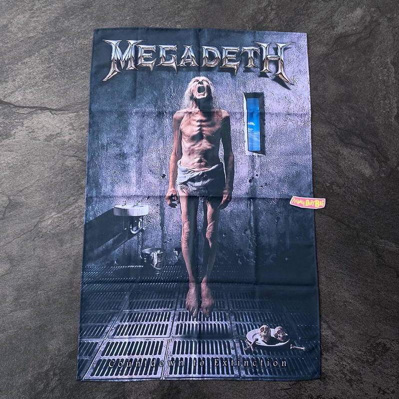 Jual OFFICIAL MEGADETH - COUNTDOWN TO EXTINCTION TEXTILE POSTER ...