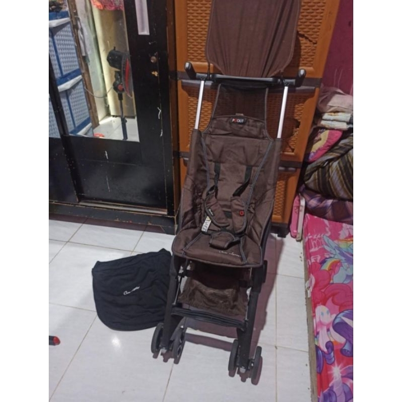 Jual stroller pockit gen 2 cocolatte preloved siap pakai | Shopee Indonesia