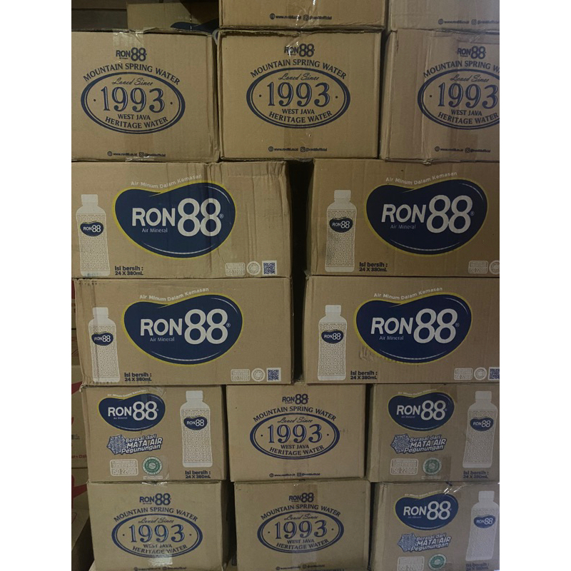Jual ron 88 380ml botol kecil 1 dus isi 24 botol ron88 380 ml | Shopee Indonesia