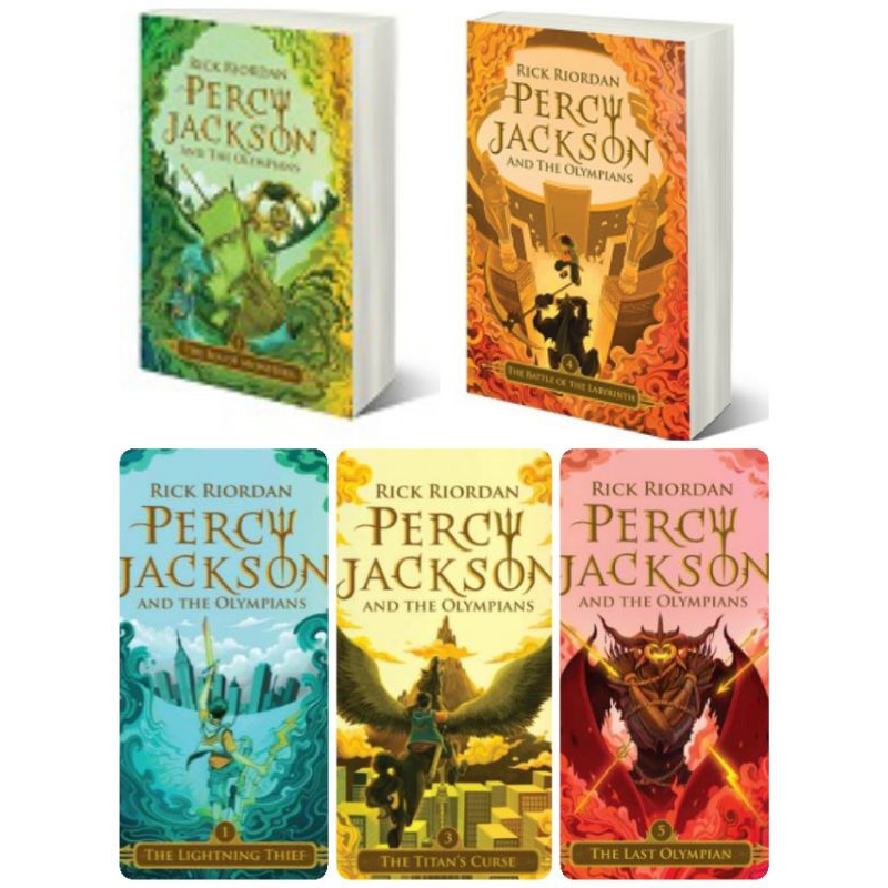 Jual Percy Jackson And The Olimpians Seri 1 2 3 4 5 6 Republish - Rick ...