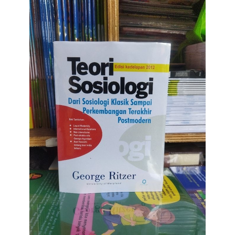 Jual BUKU TEORI SOSIOLOGI George Ritzer EDISI KEDELAPAN 2012 | Shopee ...