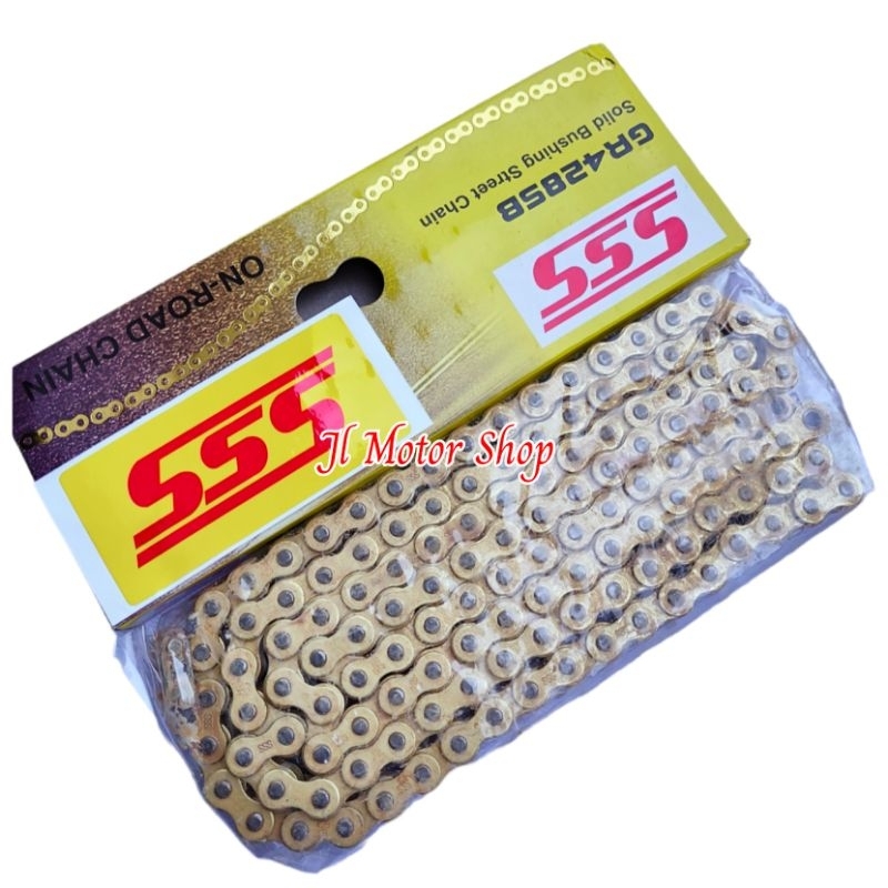 Jual Rantai SSS 415 428 - 110 / 130 L - Rante Sss 428 110 / 130 Mata SB HSB | Shopee Indonesia