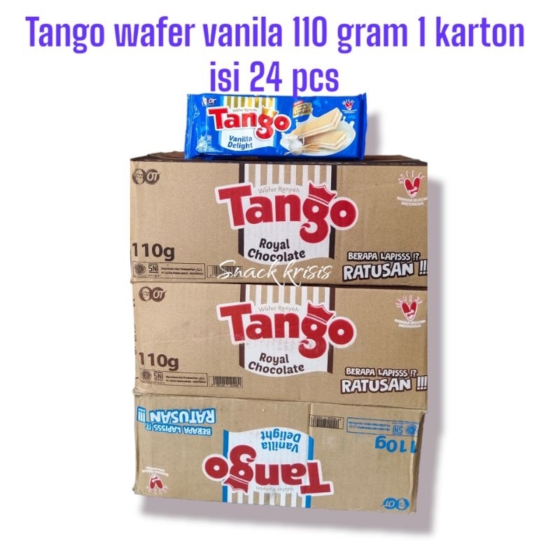 Jual Tango wafer krim 110 gram 1 dus karton isi 24 pcs | Shopee Indonesia