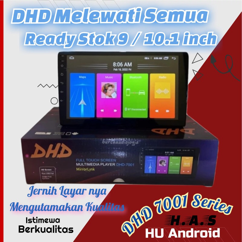 Jual head unit android DHD | Shopee Indonesia