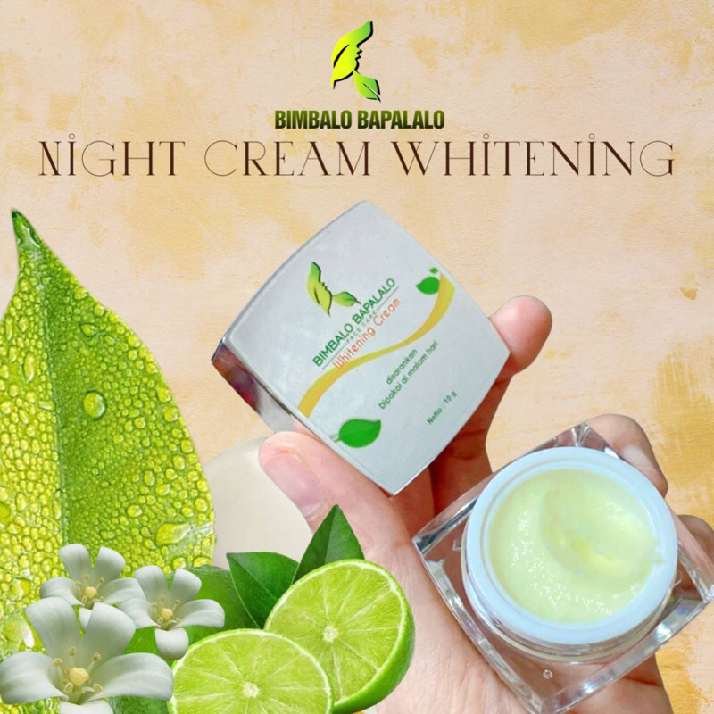 Jual BIMBALO Night Cream Whitening (10g) | Shopee Indonesia