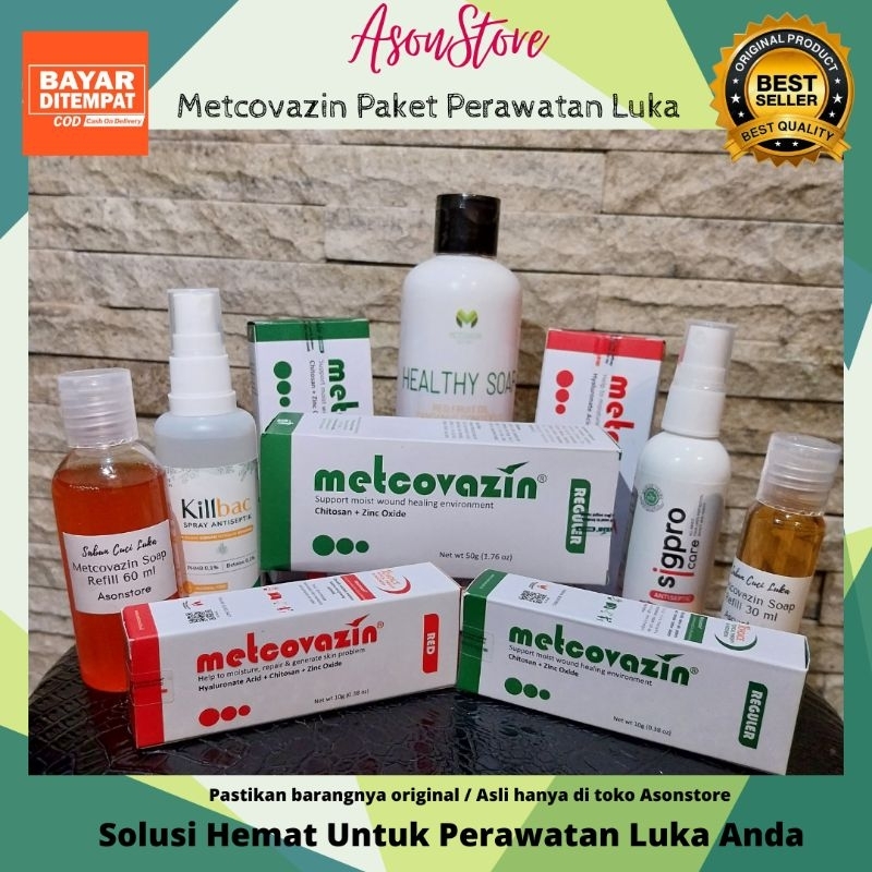 Jual Metcovazin plus ( Perawatan luka ) | Shopee Indonesia