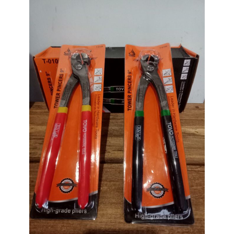 Jual Tang Catut 9" TOVO/ ATLANTIX / Tang Kakatua / Tower Pincers / Tang ...