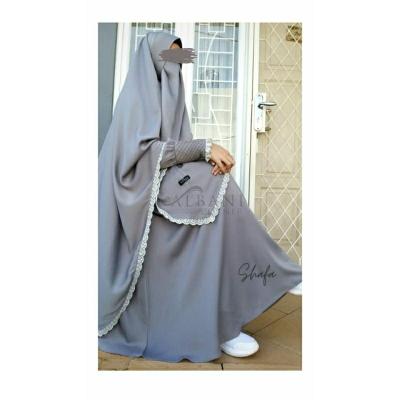 Jual SHAFA SET BY ALBANI CORNER (SUDAH LENGKAP DG KHIMAR) | Shopee ...