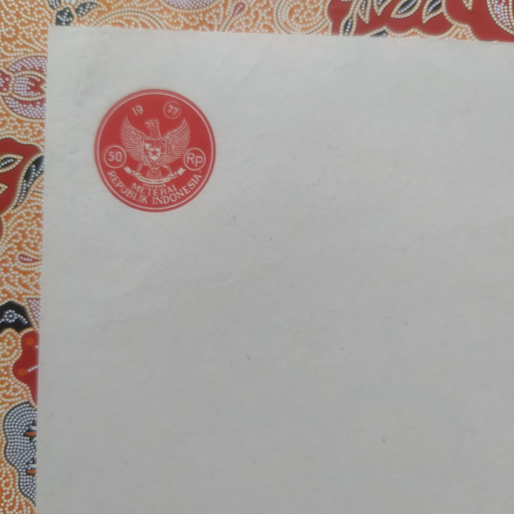 Jual Kertas Segel Rp 50 Tahun 1977 Single | Shopee Indonesia