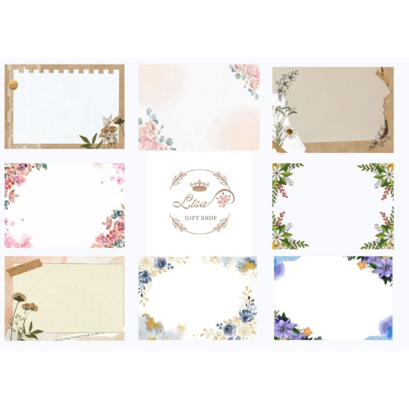 Jual KARTU UCAPAN POLOS GREETING CARD HAMPERS | Shopee Indonesia