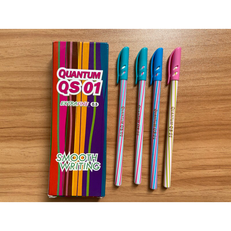 Jual BALL PEN / PULPEN / PENA QUANTUM QS-01 (ISI 12 PCS) | Shopee Indonesia
