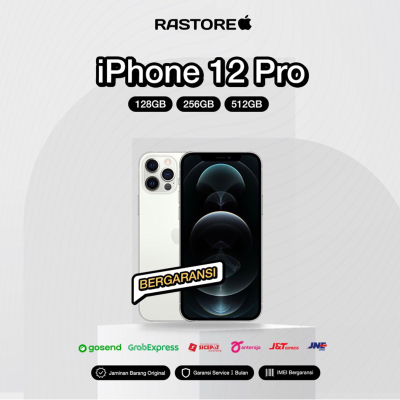 Jual Apple iPhone 12 Pro 128GB - 256GB White Original Second | Shopee ...
