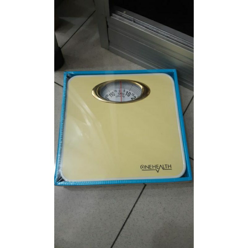 Jual TIMBANGAN BERAT BADAN ANALOG MANUAL ONEHEALTH - TIMBANGAN INJAK ...