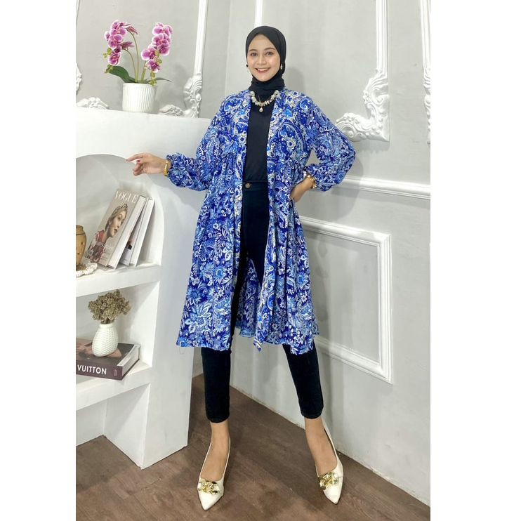 Jual CARDIGAN / OUTER BATIK LENGAN PANJANG MURAH | Shopee Indonesia
