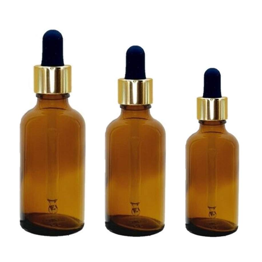 Jual Botol Kaca Pipet Serum Frosted Amber Bottle With Dropper Pipette ...