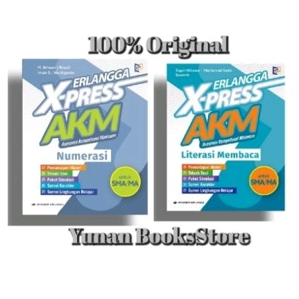 Jual Erlangga X_PRESS AKM NUMERASI/LITERASI MEMBACA SMA/MA/ER | Shopee Indonesia