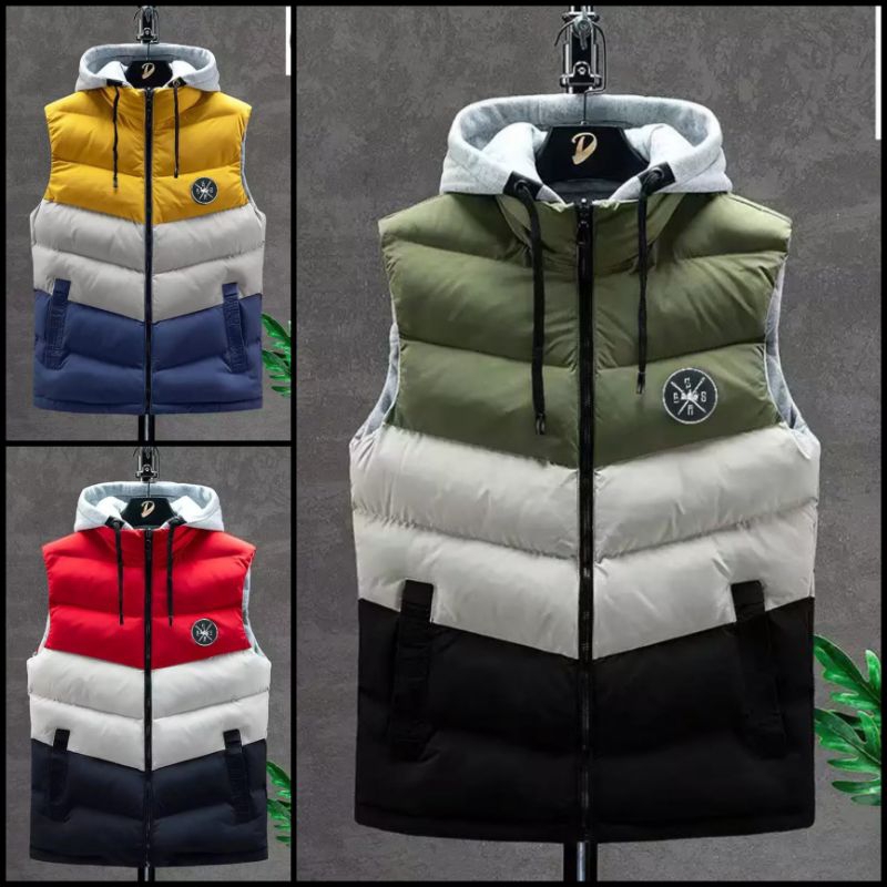 Jual Rompi Kerah Sablon Polos New BGSR Rompi Vest Pelindung Dada Anti ...