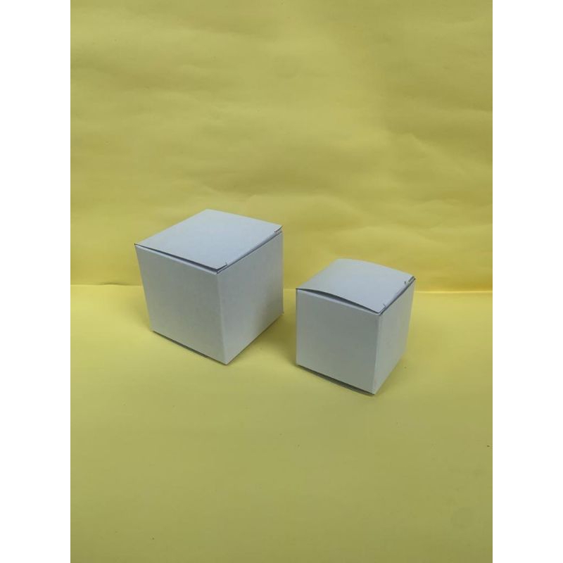 Jual Dus Box Kotak Mug | Box Lilin Standar Duplex Putih 400gsm | Shopee ...