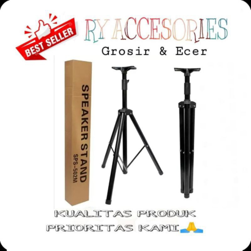 Jual RY - Tripod stand speaker sps 502 elite / stand speaker elite sps-502 harga 1 pcs stand ...