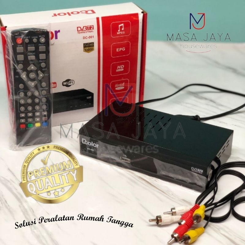 Jual Set Top Box STB DCOLOR DC-001 Tv Digital FULL HD | Set TopBox TV ...