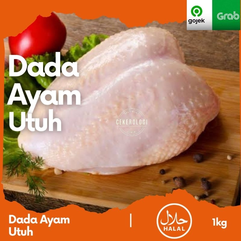 Jual Dada Ayam Utuh 1kg / Dada Ayam Frozen 1kg / Dada Ayam / Dada Ayam ...