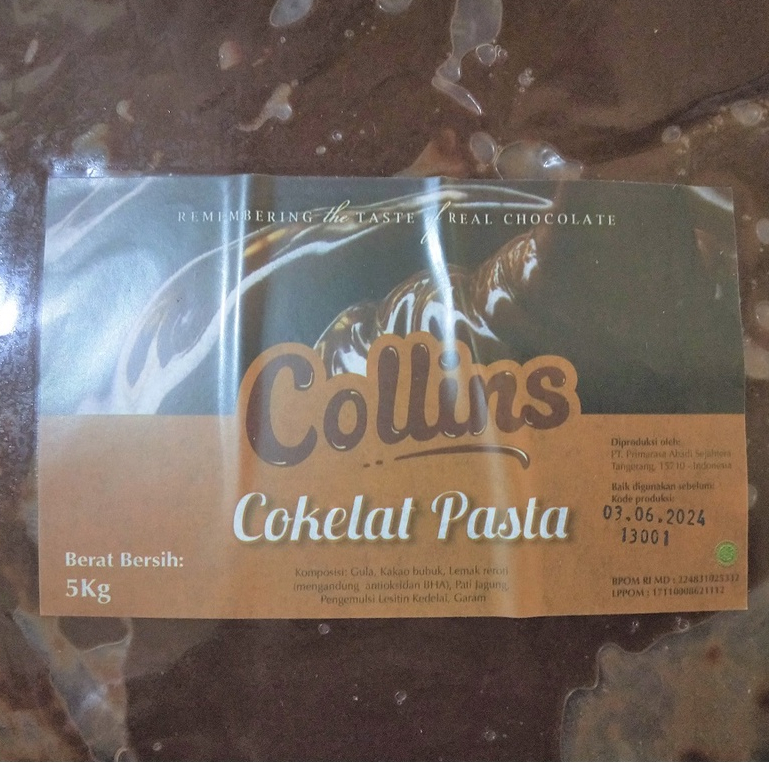 Jual Collins | Selai Filling Topping Cokelat Pasta Chocolate | 1000 ...