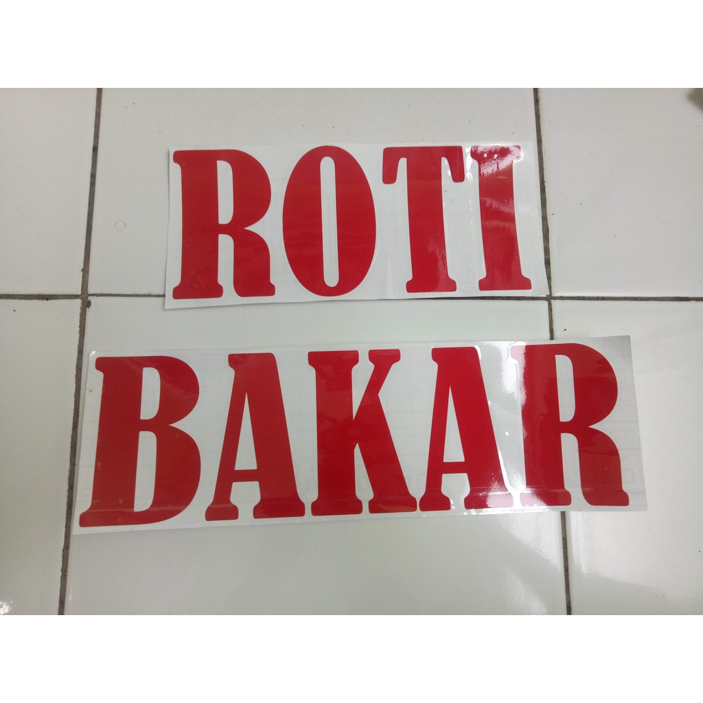 Jual Stiker Gerobak Tulisan Roti Bakar | Shopee Indonesia