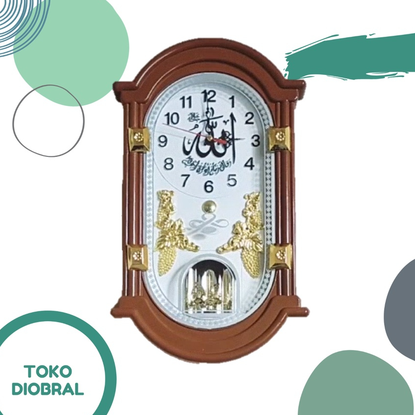 Jual Jam Dinding Klasik dengan Bunyi Melodi Nuansa Islam | Shopee Indonesia