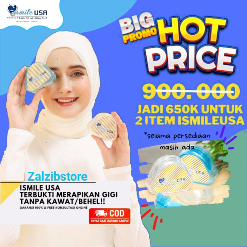 Jual Garansi 100% Ismile USA Original / Ismile USA Original / perapih gigi original / Warna biru ...
