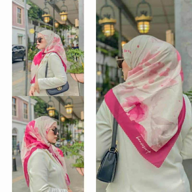 Jual HIJAB BANIESCOOP SALYA SERIES ( GOLD ORANGE RED ARMY MUSTARD BLACK ...