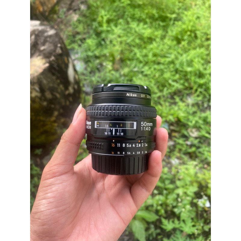 Jual lensa fix nikon 50mm f 1.4 AFD MULUS MURAH | Shopee Indonesia