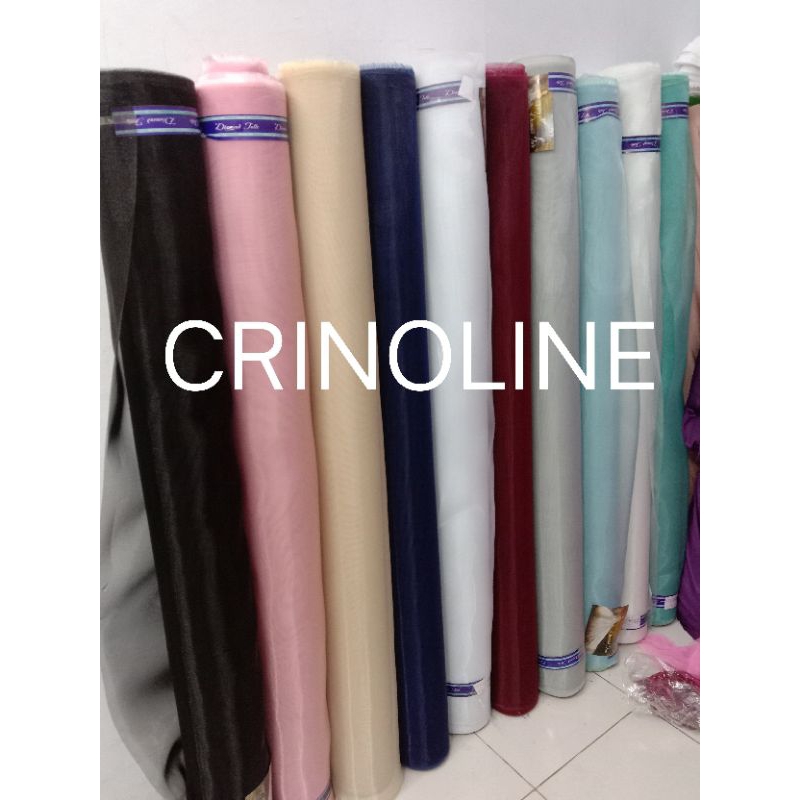Jual kain/bahan CRINOLINE/jenis kain kaku untuk pengembang gaun ...