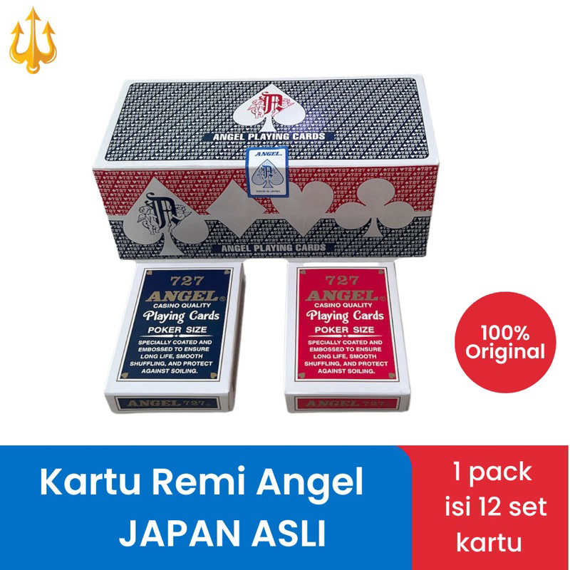 Jual Kartu Remi Angel 727 JAPAN original asli | Shopee Indonesia