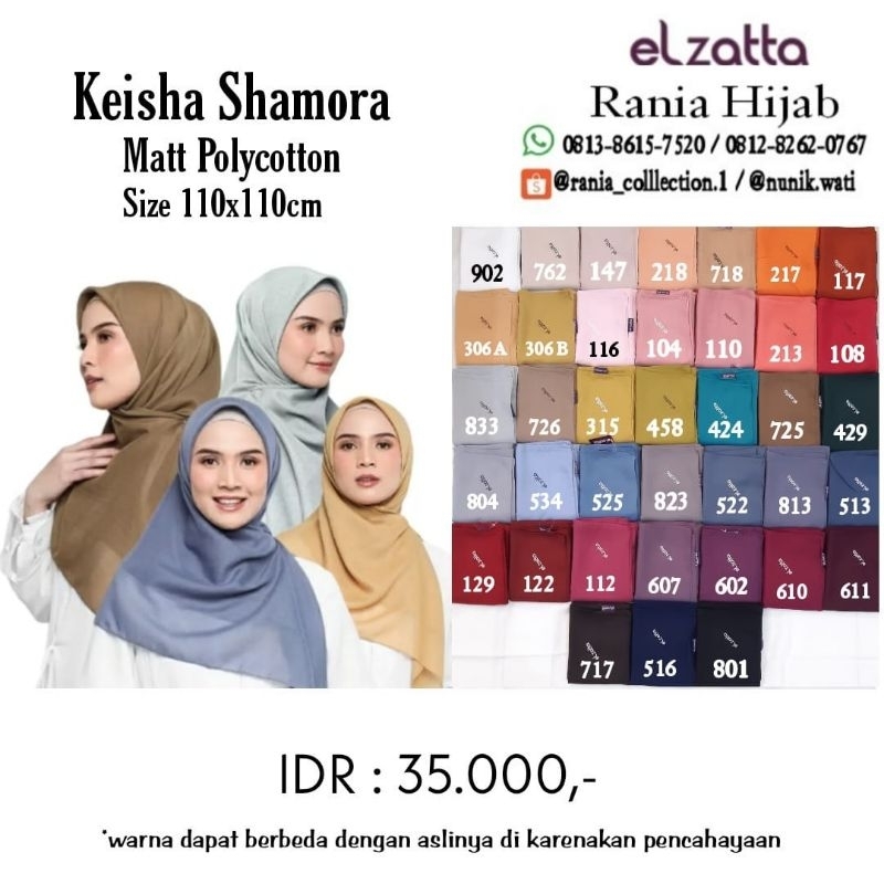 Jual KEISHA SHAMORA ELZATTA | Shopee Indonesia